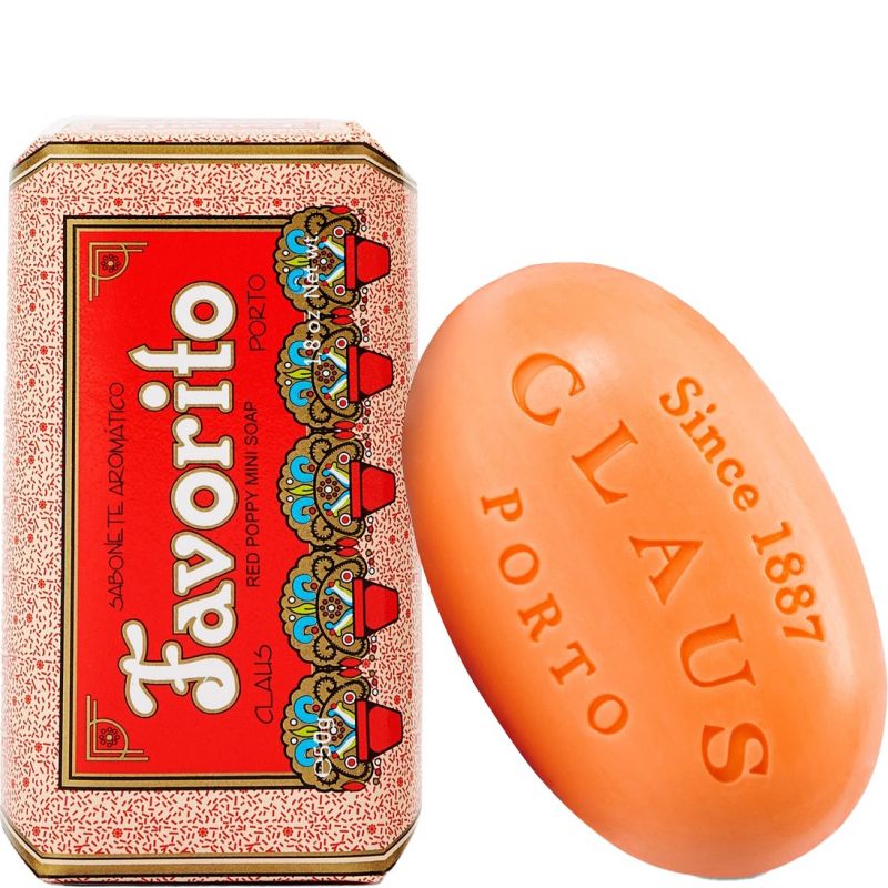 Claus Porto Soap Bar Favorito / Red Poppy - 150g - Scheersalon
